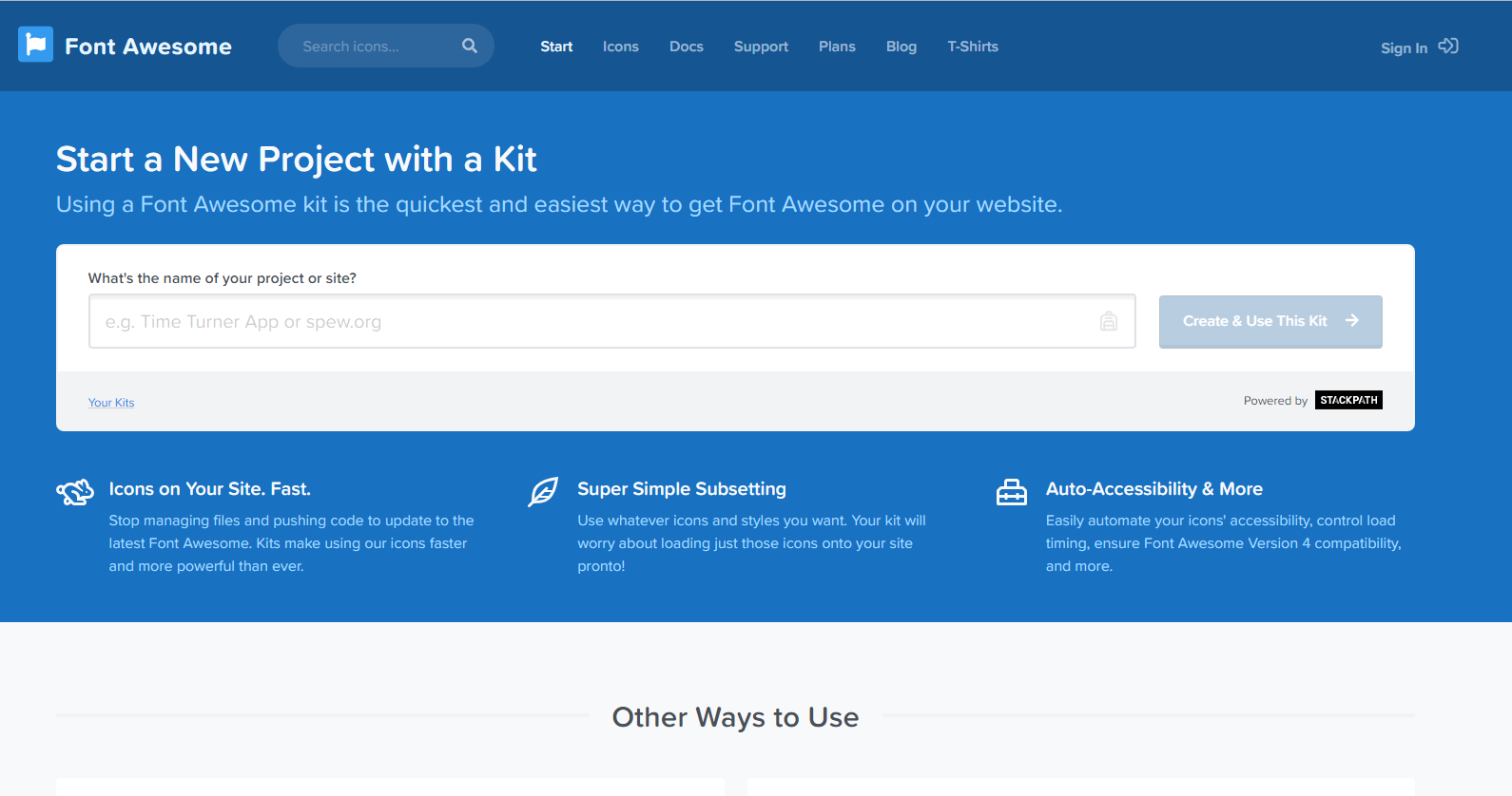 Font Awesomeの遅いのが改善するかものFontawesome Kit | freeSIM.tokyo